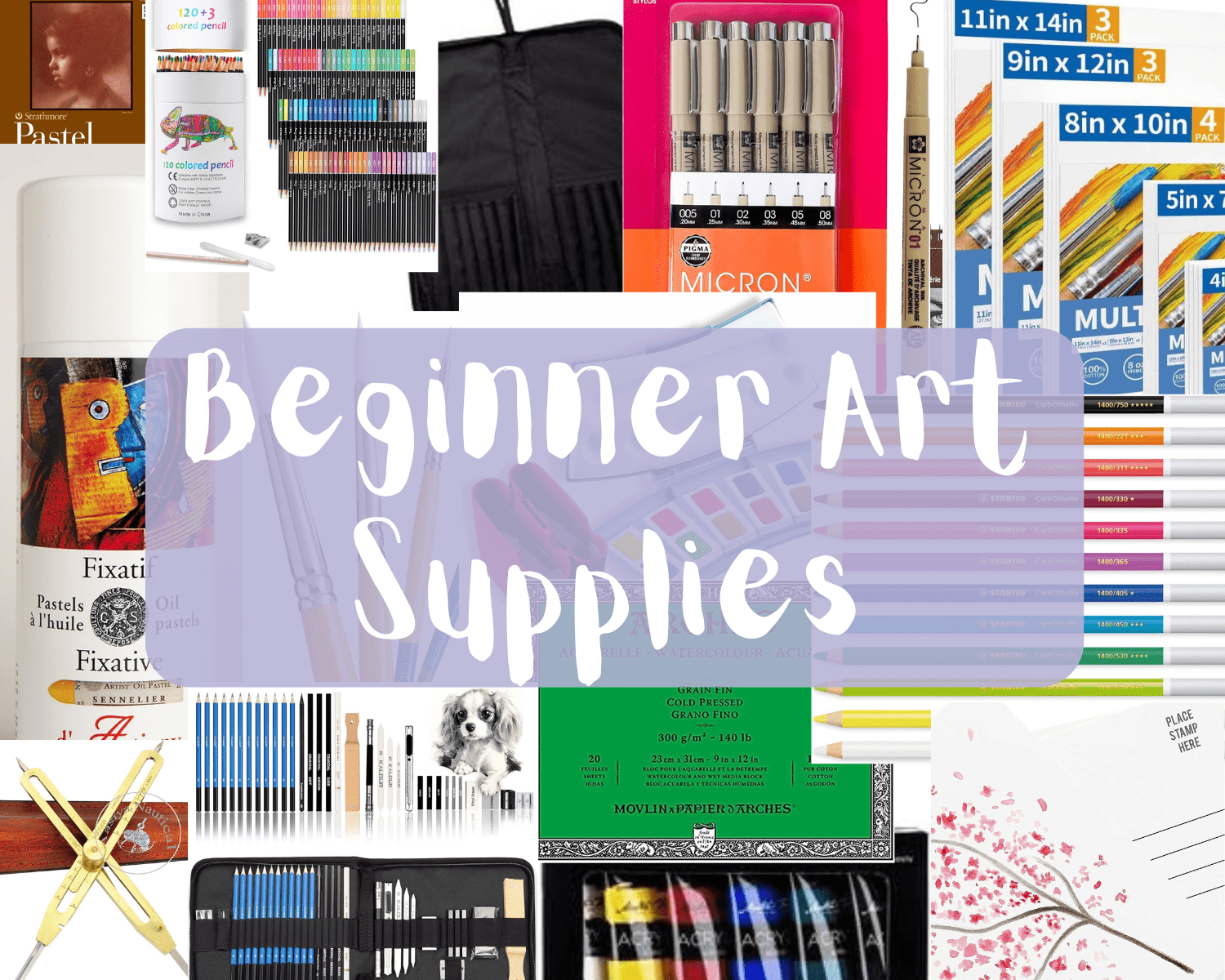 5 Lists of Beginner Art Supplies