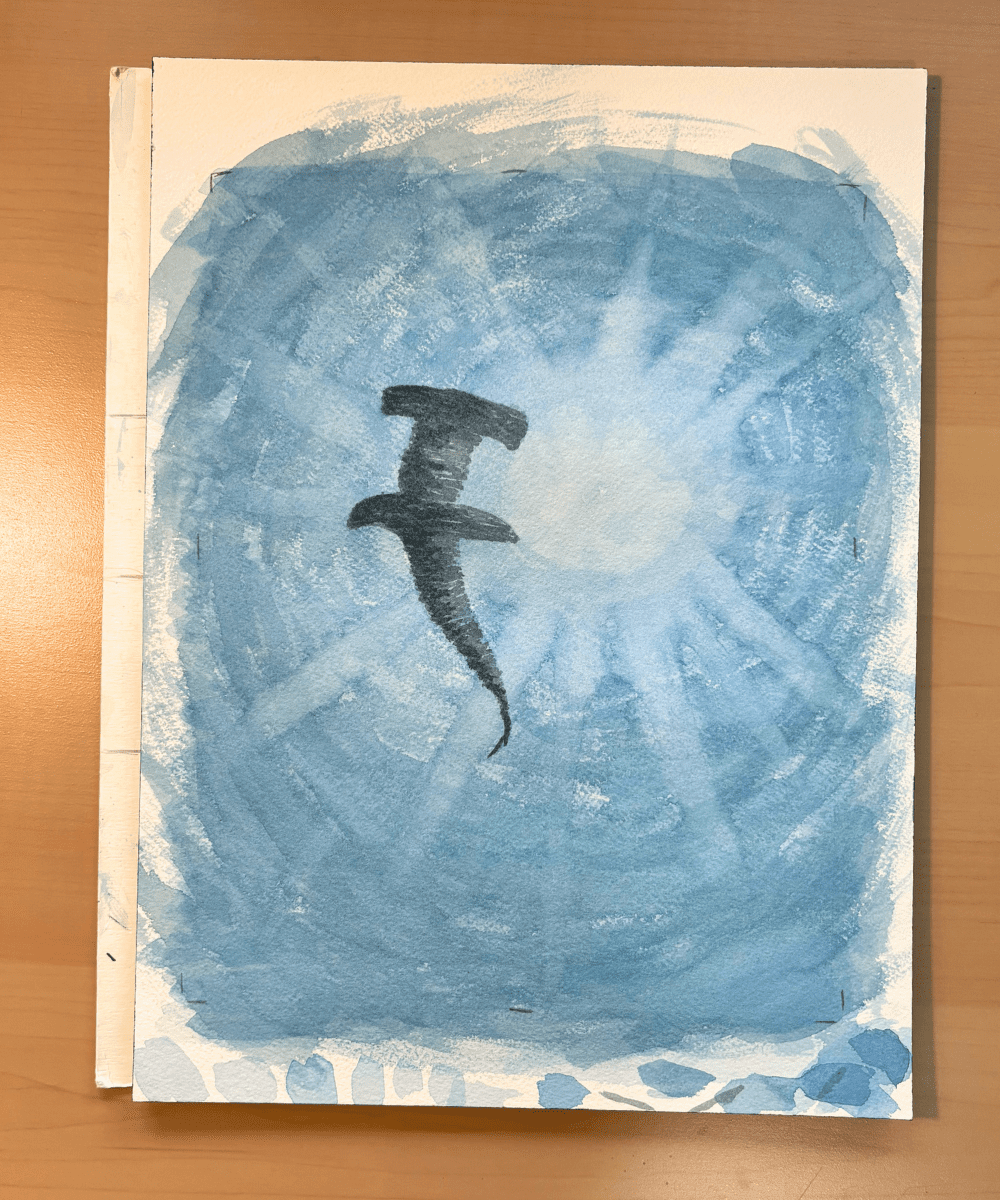 3 Easy Steps for a Shark Painting