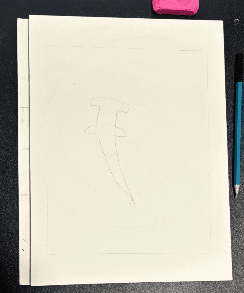 3 Easy Steps for a Shark Painting