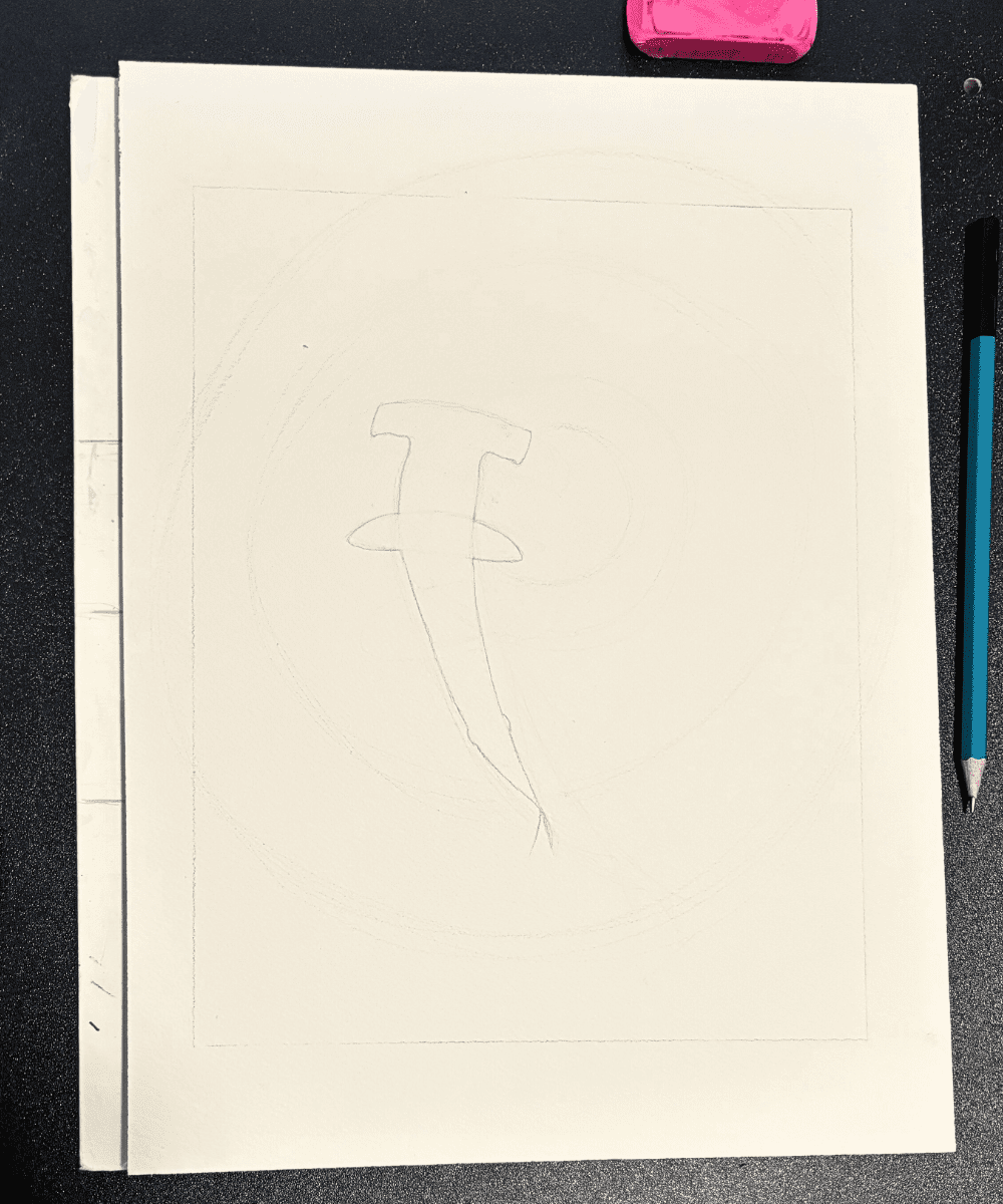 3 Easy Steps for a Shark Painting