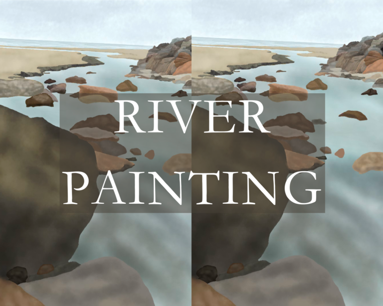 How to do a River Painting with Procreate that Feels Like Doing ...