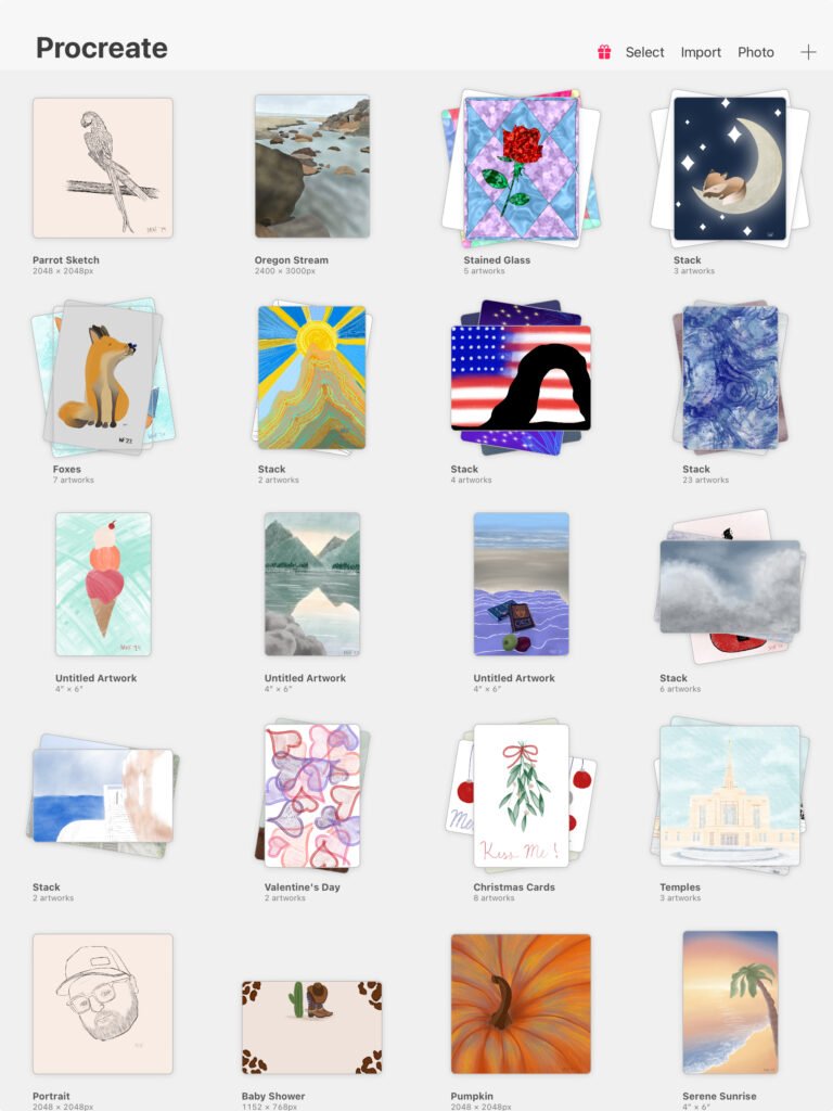 How to do a River Painting with Procreate that Feels Like Doing ...